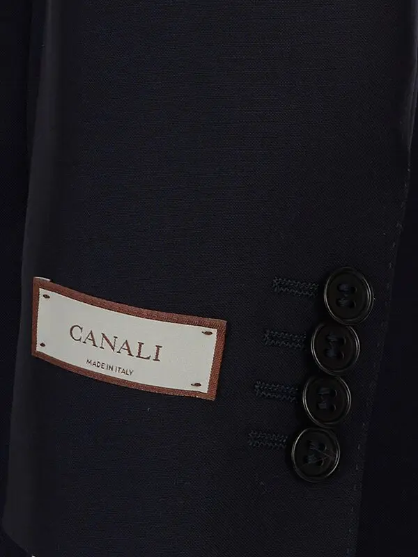 Canali Long-sleeved Suit - Black