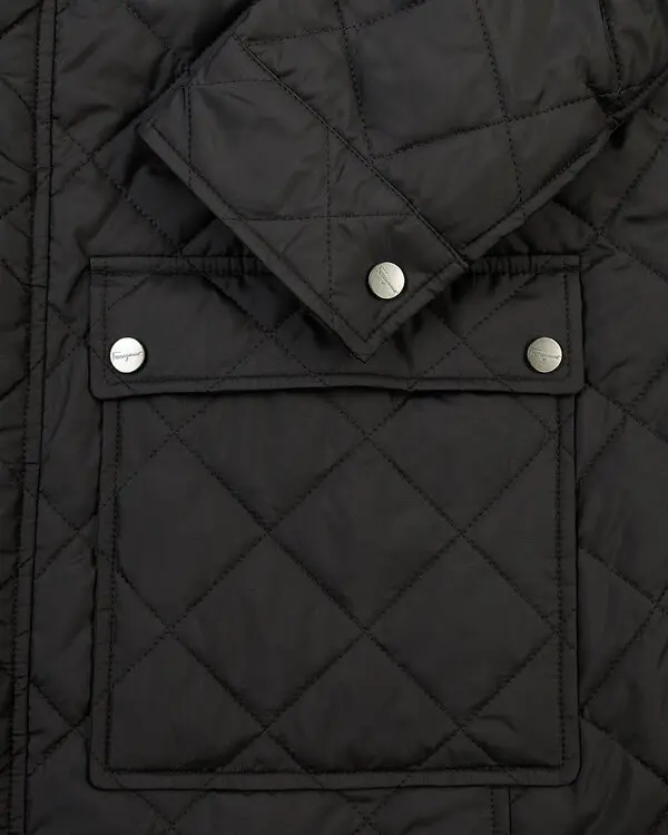 FERRAGAMO Quilted Cotton Jacket