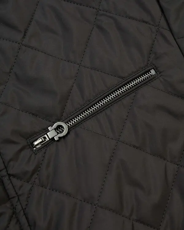 FERRAGAMO Quilted Cotton Jacket