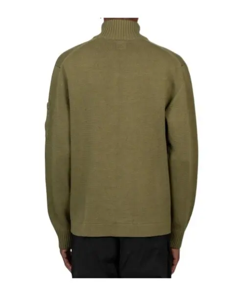 C.P. COMPANY Zip-up High Neck Cardigan
