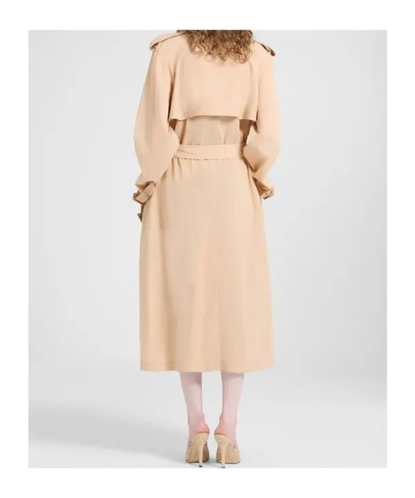 Ermanno Scervino Double-breasted Belted Trench Coat