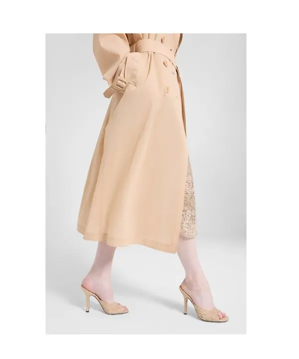 Ermanno Scervino Double-breasted Belted Trench Coat