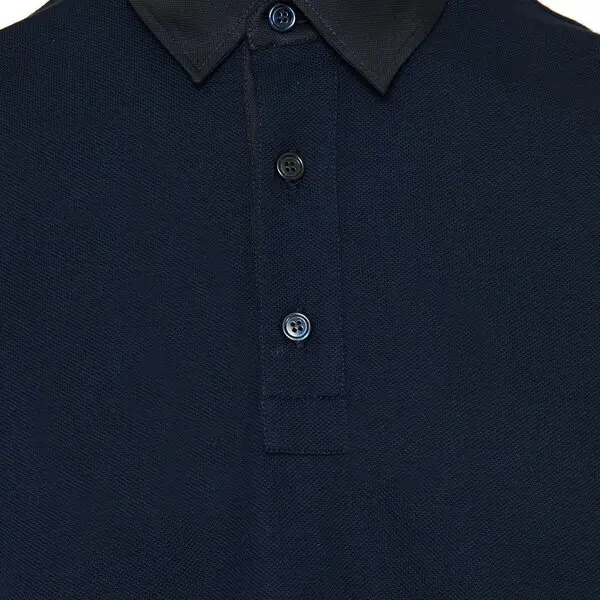 Brioni Contrast-collar Polo Shirt