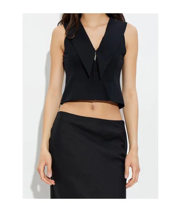 Cult Gaia V-neck Vest With Central Zip