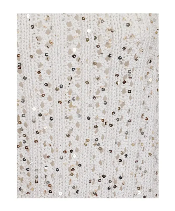 Peserico Sequin-embellished Knitted Vest