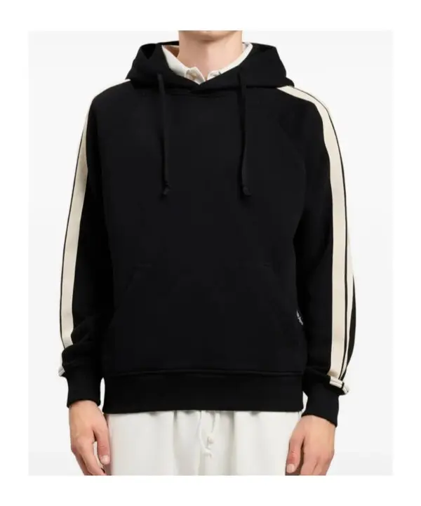Palm Angels Back Curved Logo Track Hoodie