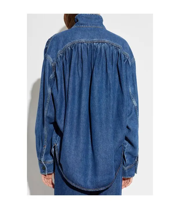 IRO PARIS Julie High-neck Denim Jacket