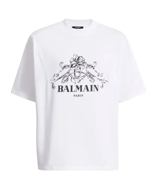 Balmain Graphic Logo T-shirt