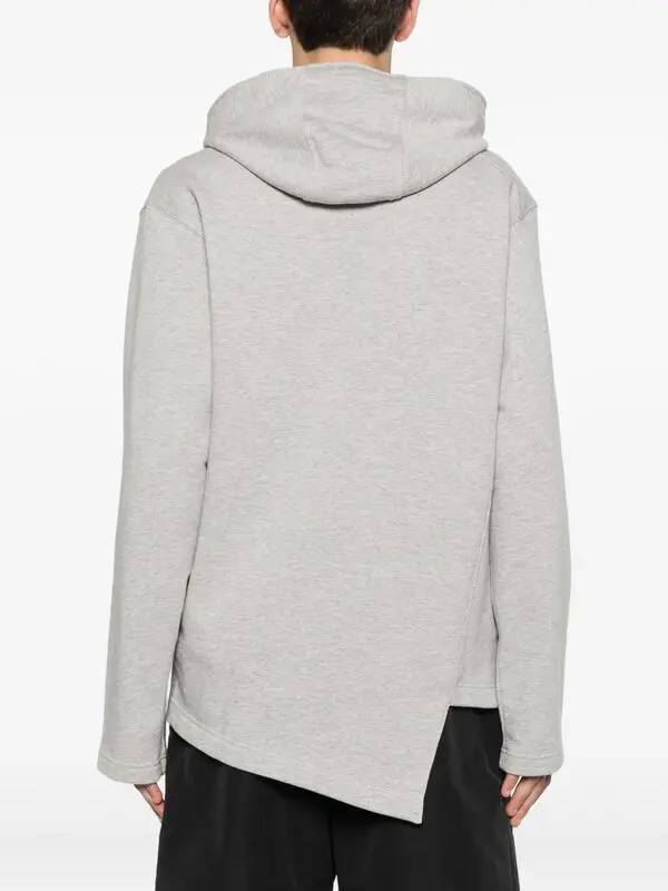 Comme Des Garçons Long-sleeved Hooded Sweatshirt