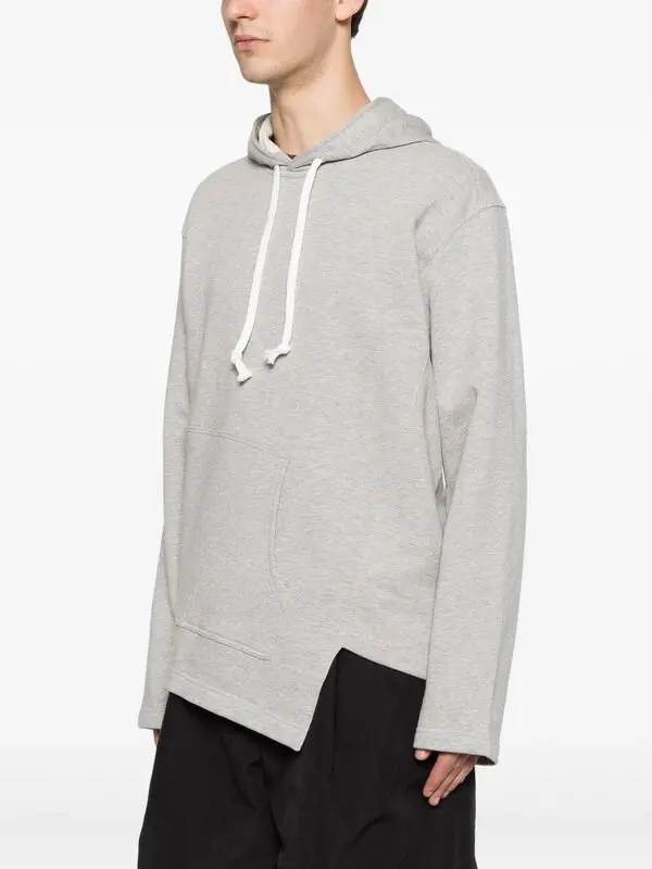 Comme Des Garçons Long-sleeved Hooded Sweatshirt