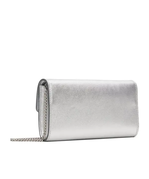 JIMMY CHOO Bing Chain Shoulder Bag - Silver/silver