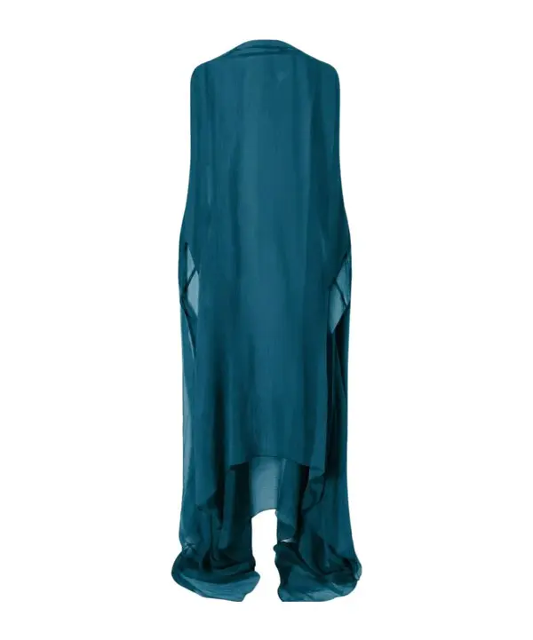 Dries Van Noten Ducy Pleated Dress - Blue