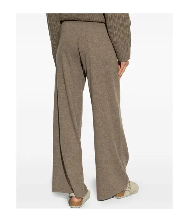 LISA YANG Sofi Drawstring Cashmere Trousers - Brown