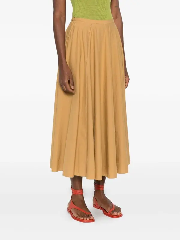 FORTE_FORTE Patchwork Midi Skirt