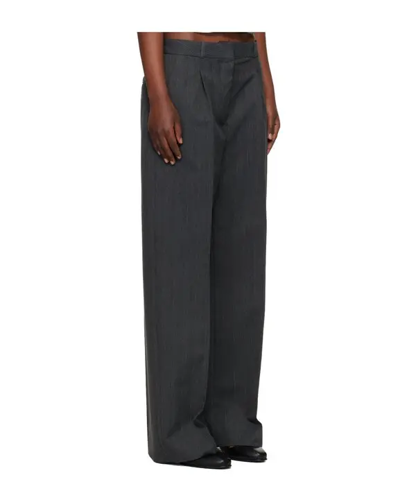 Our Legacy Universe Pinstriped Pleated Trousers