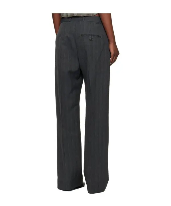 Our Legacy Universe Pinstriped Pleated Trousers