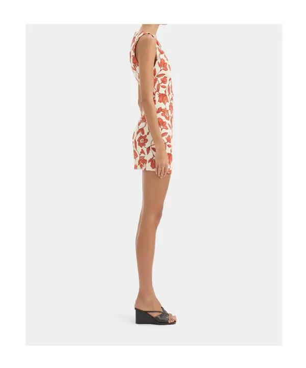 SIR. Floral High Neck Mini Dress