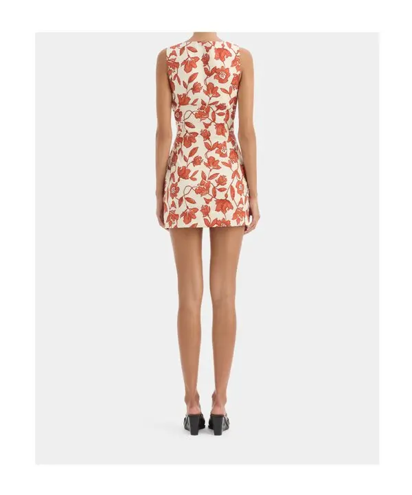 SIR. Floral High Neck Mini Dress
