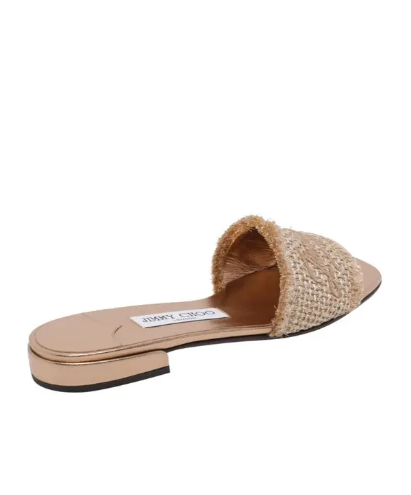JIMMY CHOO Flat Slip-on Sandals