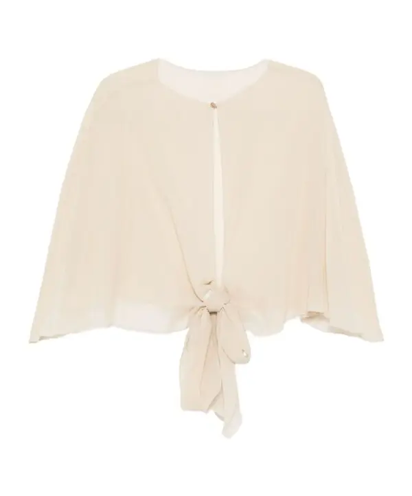 Antonelli Firenze Christian Tie-knot Cape - Beige