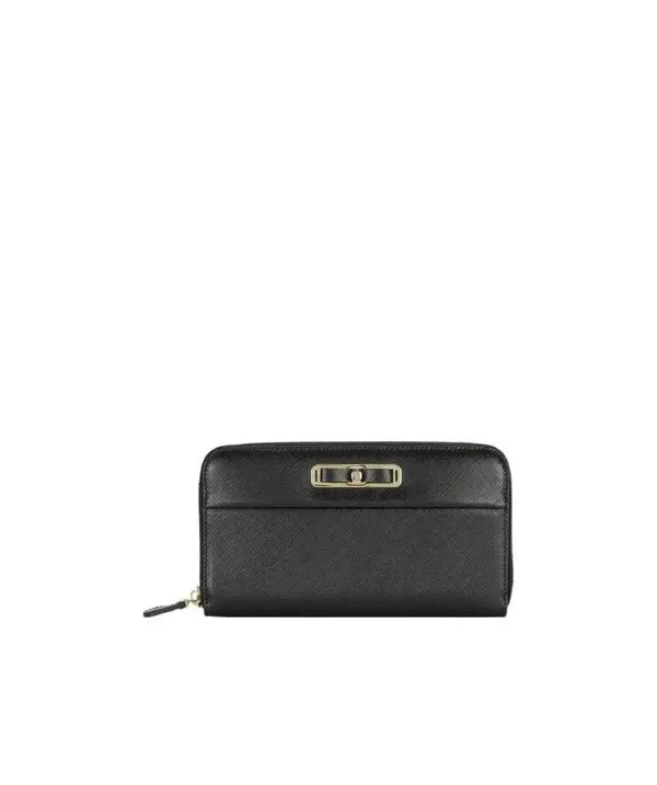 FERRAGAMO Logo Wallet - Black