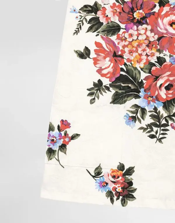 Dolce & Gabbana Floral Print Sleeveless Dress