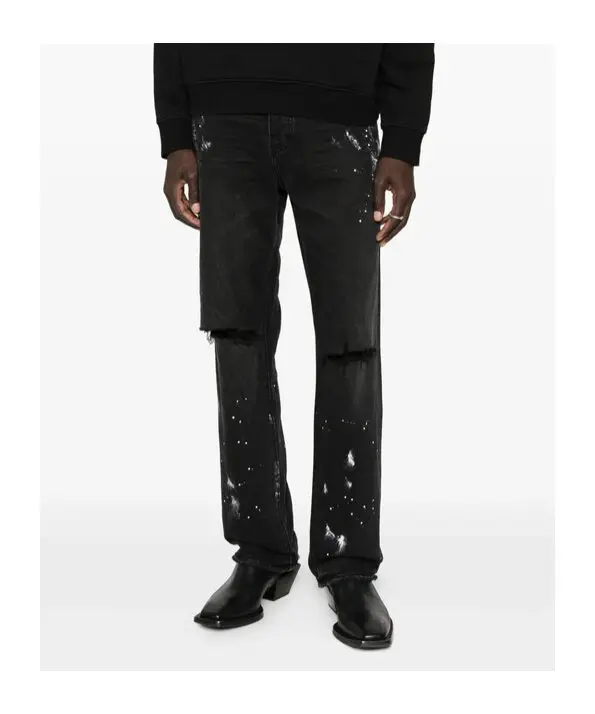 PURPLE BRAND Belt Loop Jeans - Black