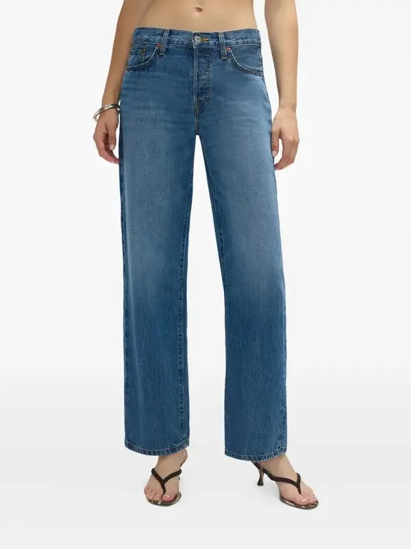 RE/DONE Thrasher High-waist Jeans - Blue