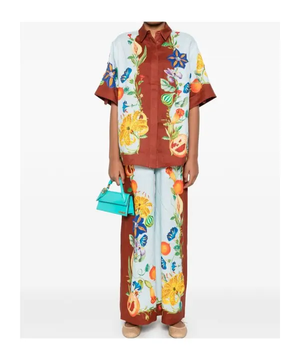 ALEMAIS Printed Short Sleeve Shirt