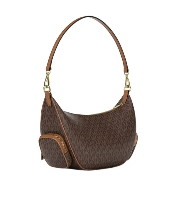 Michael Kors Merritt Medium Signature Logo Convertible Shoulder Bag