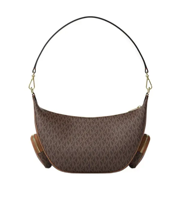 Michael Kors Merritt Medium Signature Logo Convertible Shoulder Bag