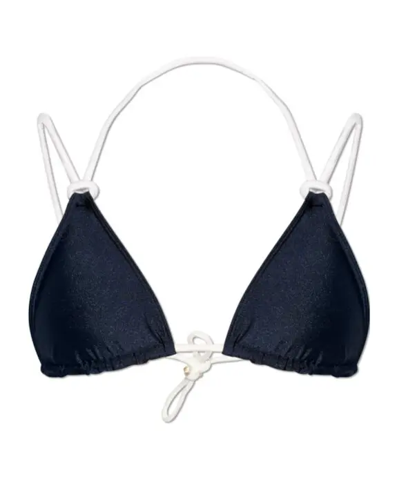 Cult Gaia Triangle Tie Bikini Top - Black