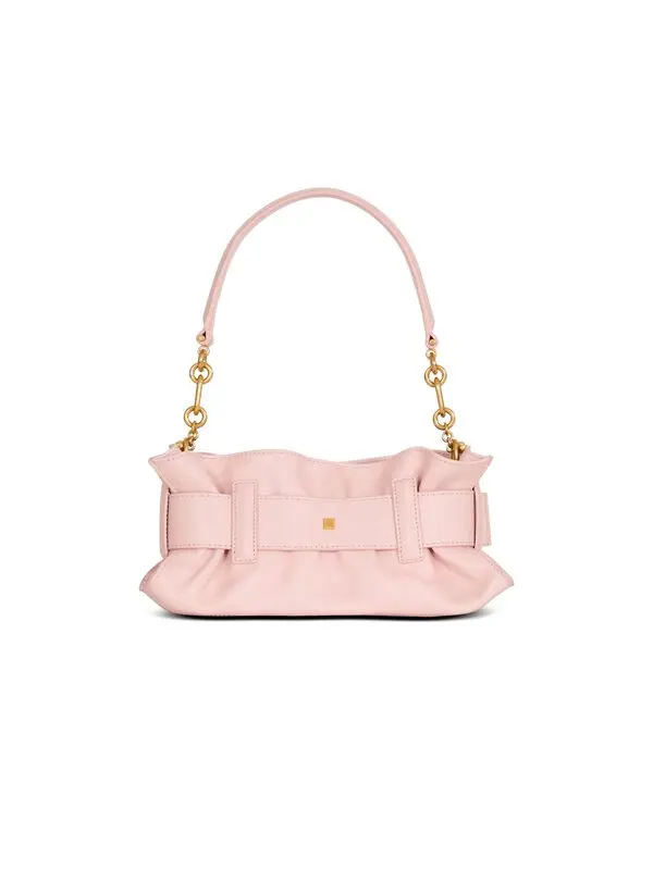 Balmain Mini Anthem Bag In Smooth Leather - Pink