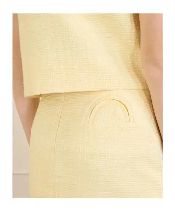 BLAZÉ MILANO Cotton Blend Mini Skirt