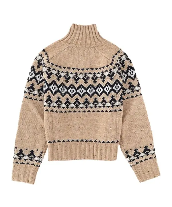 MC2 SAINT BARTH Fair Isle Jacquard Turtleneck Jumper