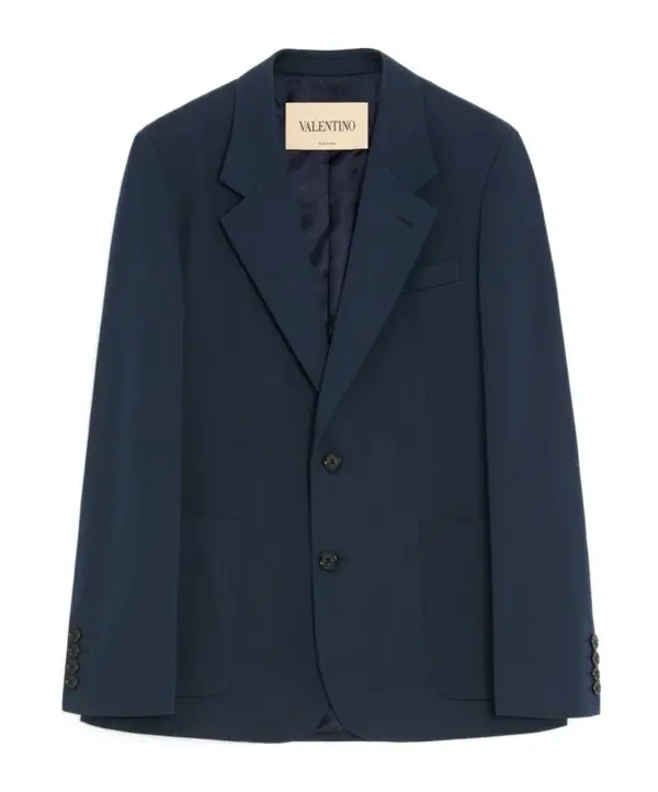 Valentino Garavani Single-breasted Lapel Suit Jacket