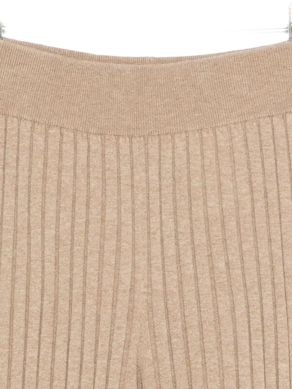 LISA YANG Ribbed Flared Knit Trousers