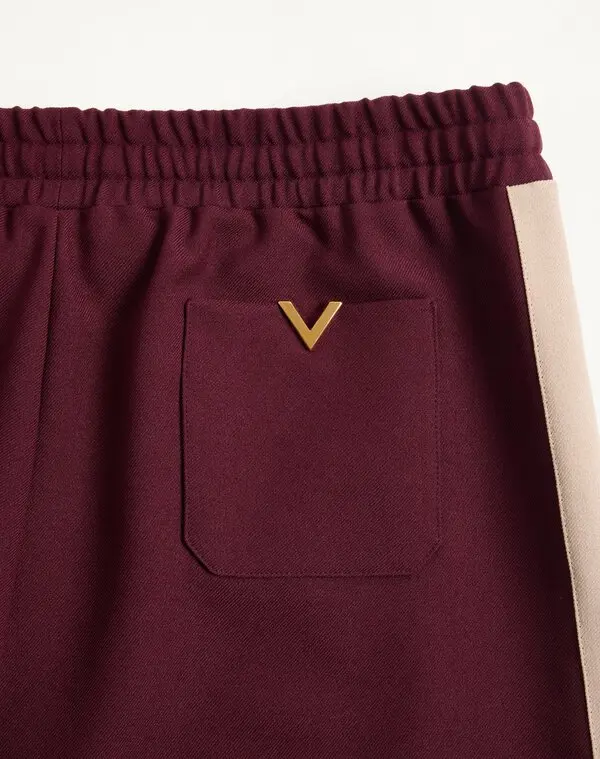 Valentino Garavani Vgold Nylon Trousers - Red