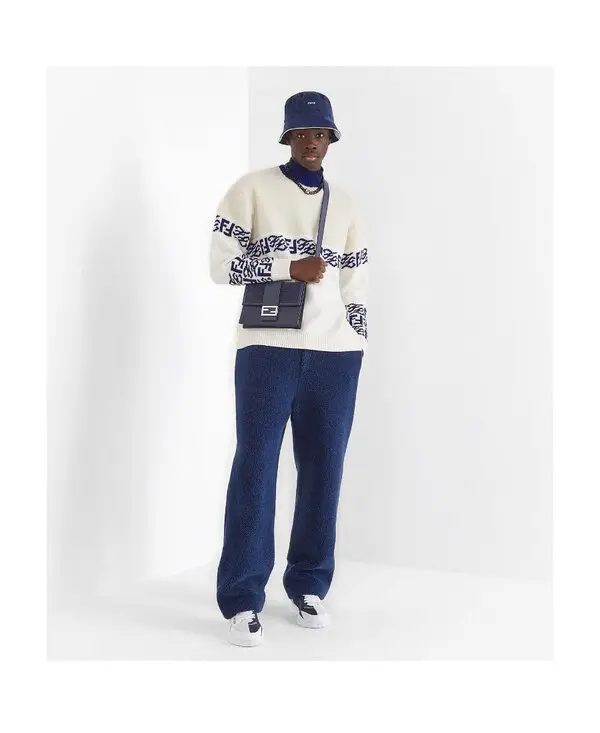 Fendi Straight Leg High Waist Track Pants