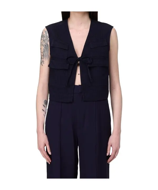 Barena Venezia Multi Lisca Tie-front Vest