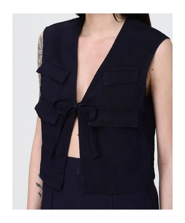 Barena Venezia Multi Lisca Tie-front Vest
