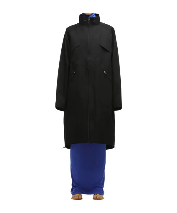 ENTIRE STUDIOS Long Hooded Rain Jacket