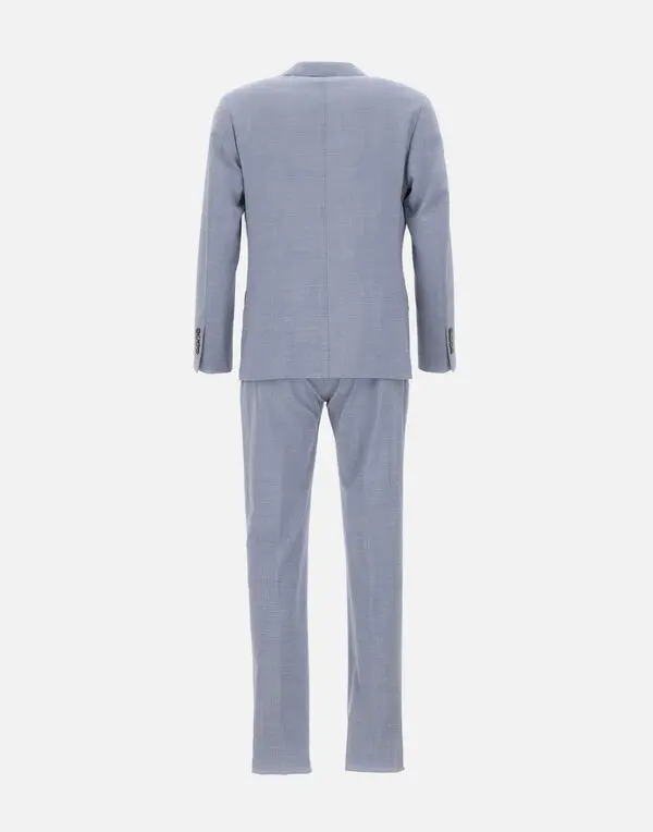 Eleventy Single-breasted Slim Suit - Gray