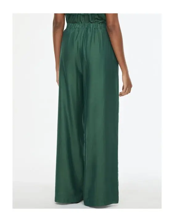 IBLUES Silk-blend Muslin Trousers