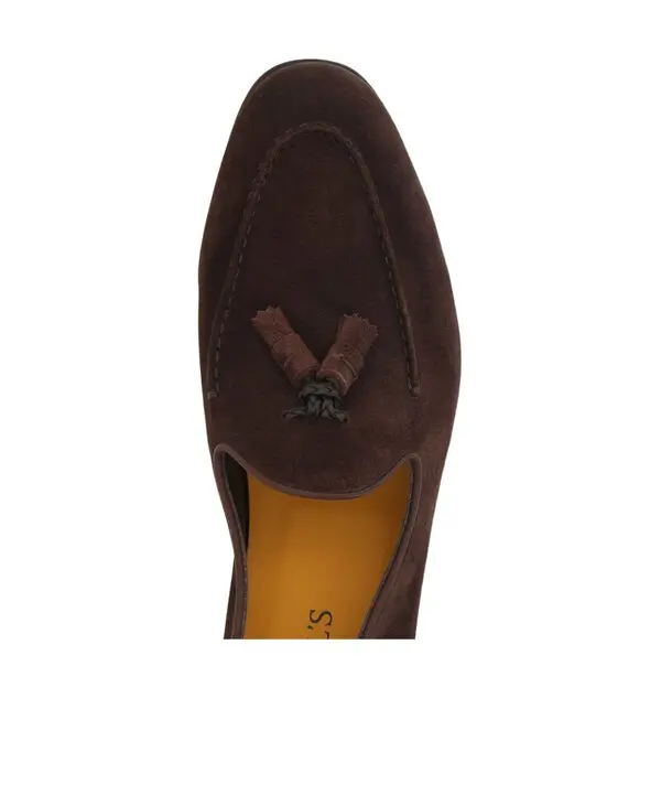 DOUCAL'S Braided Lacing Loafers - Brown