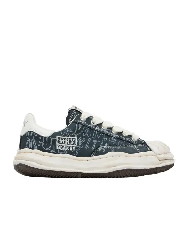 Mihara Yasuhiro Blakey Og Low-top Lace-up Casual Sneakers - Black