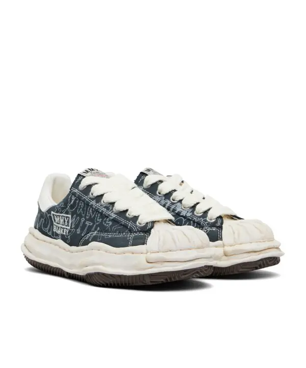 Mihara Yasuhiro Blakey Og Low-top Lace-up Casual Sneakers - Black