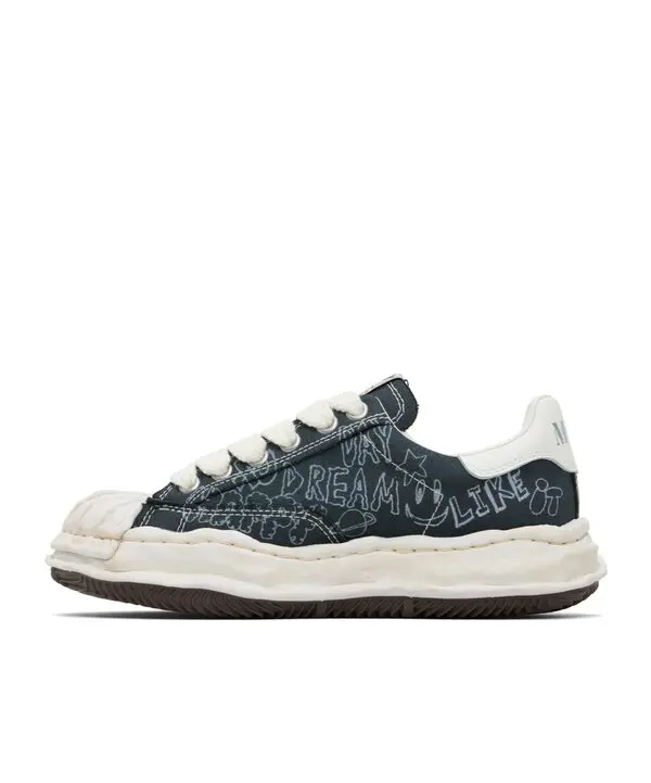 Mihara Yasuhiro Blakey Og Low-top Lace-up Casual Sneakers - Black