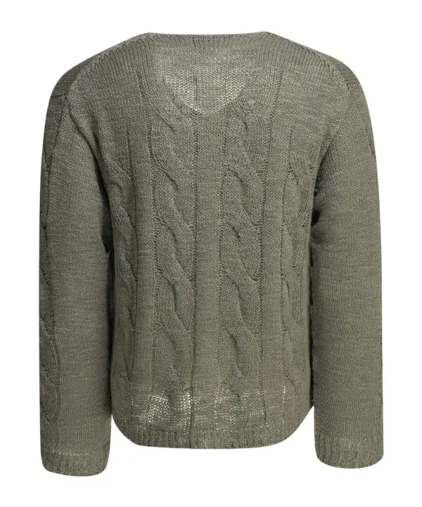 Our Legacy Cable Knit V-neck Sweater
