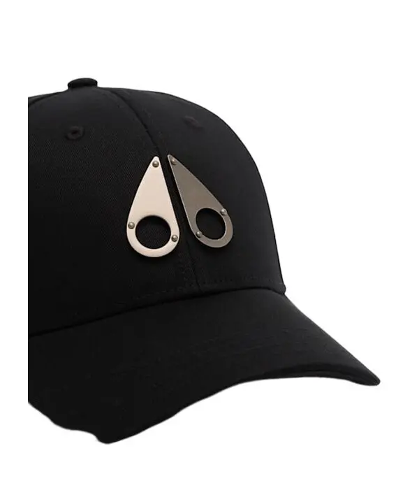 Moose Knuckles Logo Baseball Cap - Black
